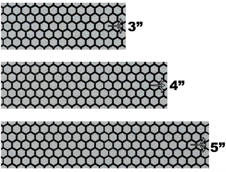 Reflective Open Honeycomb Arrow Wraps | White Water Archery