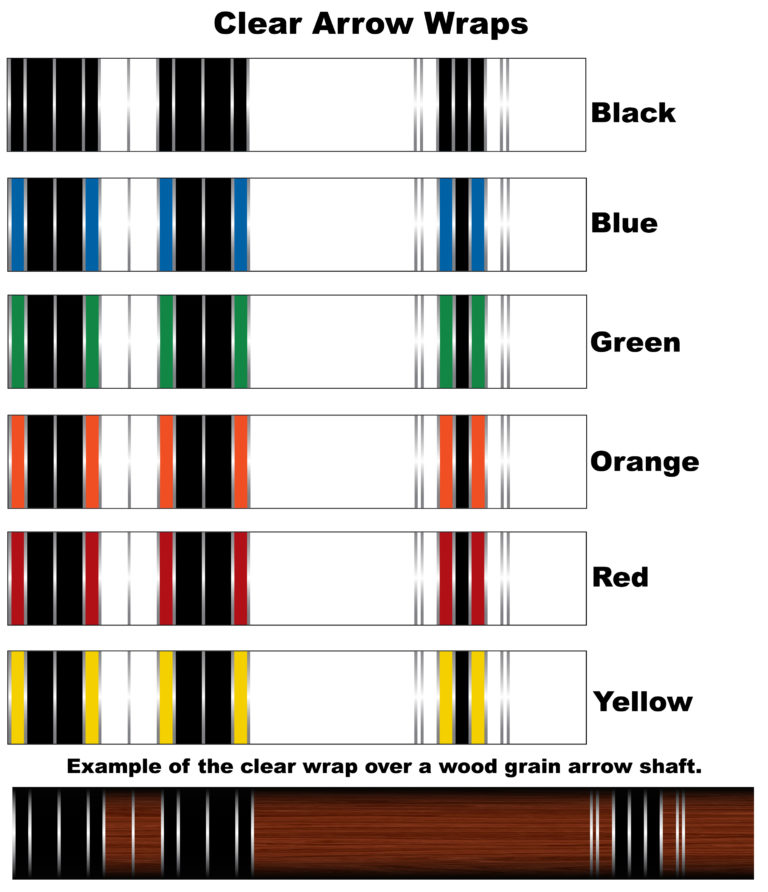 American Flag Fluorescent Neon Arrow Wraps | White Water Archery