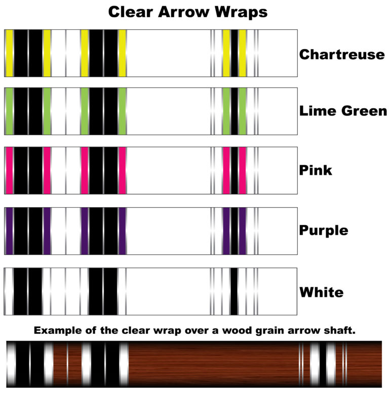 Topo Fade Color V2 Arrow Wraps | White Water Archery
