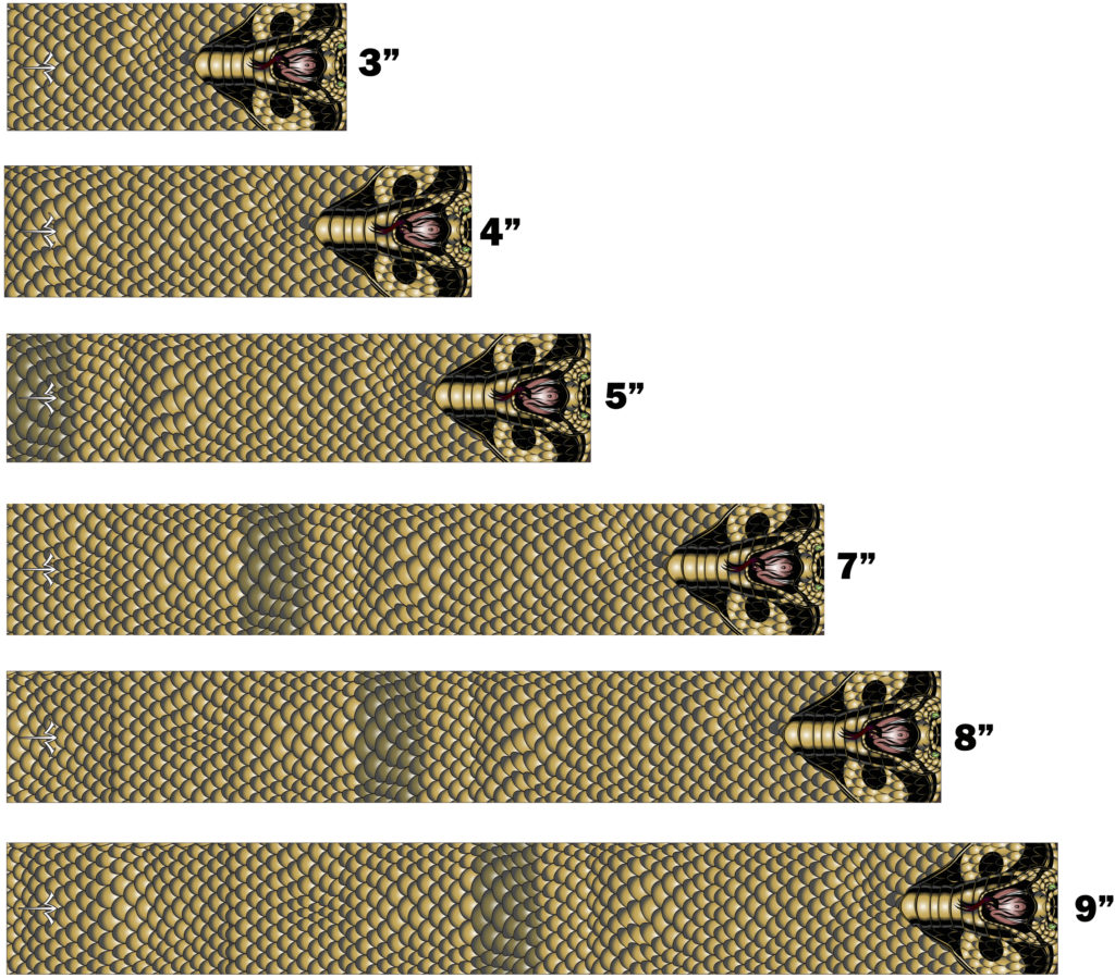 Cobra Snake Arrow Wraps | White Water Archery