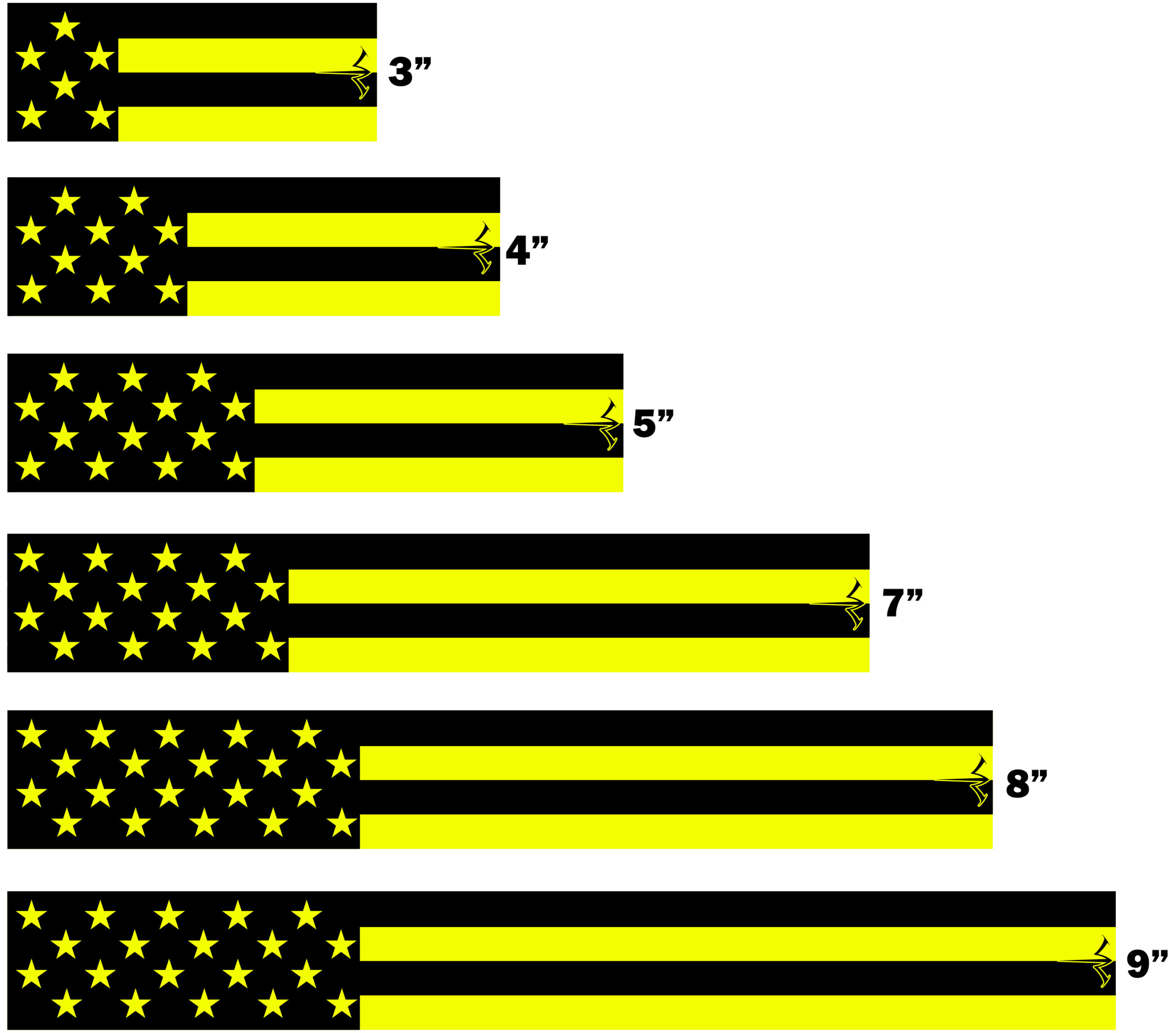 American Flag Fluorescent Neon Arrow Wraps | White Water Archery
