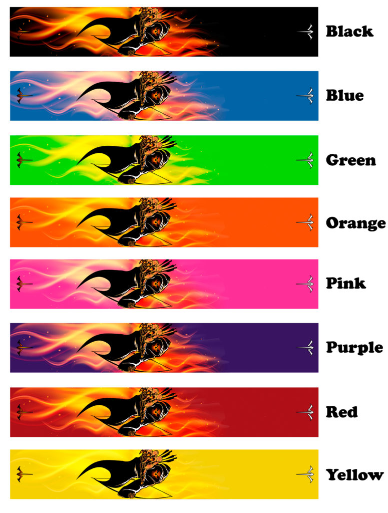 Grim Reaper Flames Arrow Wraps | White Water Archery