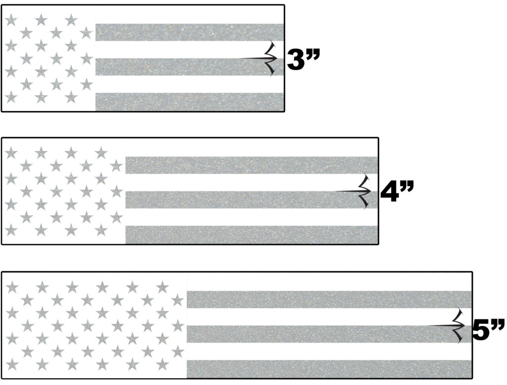 American Flag Reflective Arrow Wraps | White Water Archery
