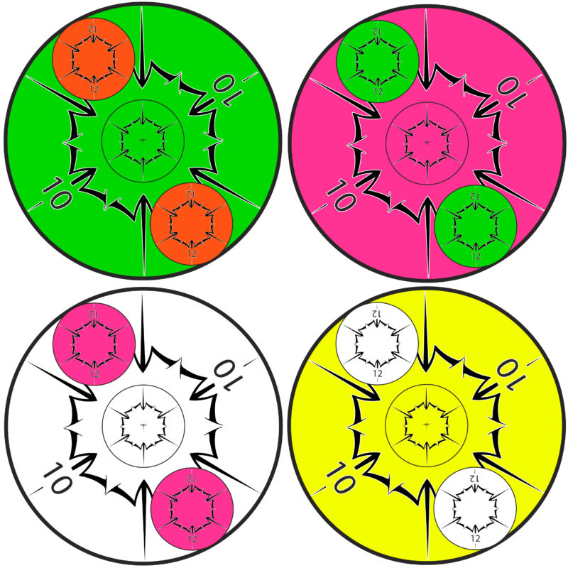 3D Target Scoring Ring Decals | White Water Archery