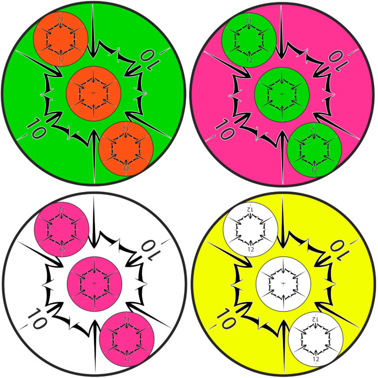 3D Target Scoring Ring Decals | White Water Archery