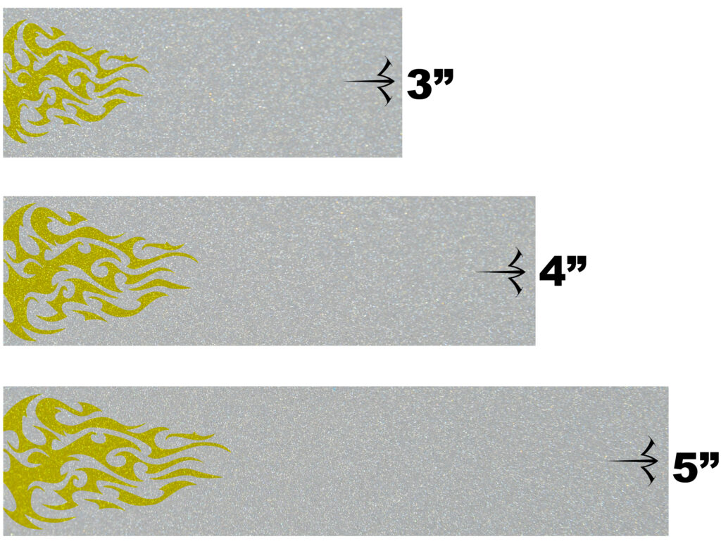Tribal Fire Flames Reflective Arrow Wraps | White Water Archery