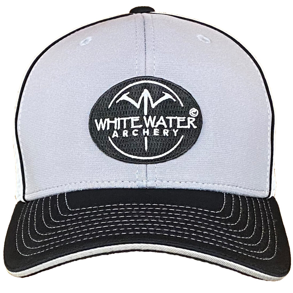 White Water Archery Mesh Flex-fit Tri-color Cap Hat | White Water Archery