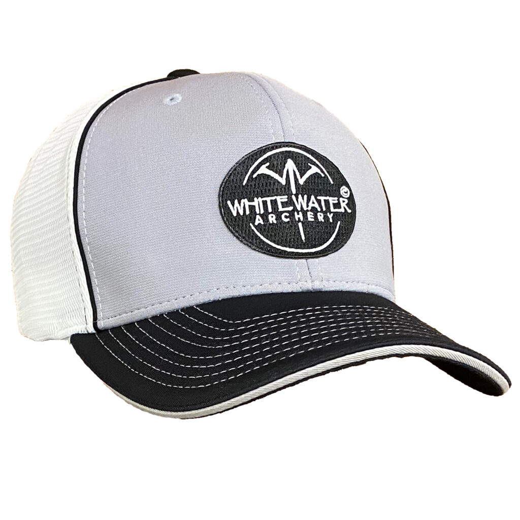 White Water Archery Mesh Flex-fit Tri-color Cap Hat | White Water Archery