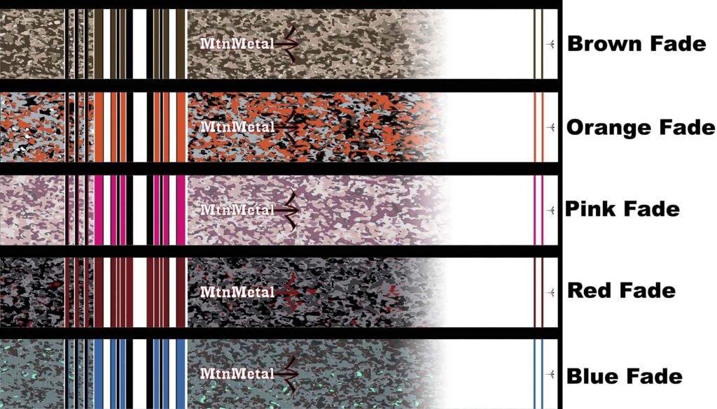 MtnMetal Digital Camo with Fade Traditional Arrow Wraps | White Water ...