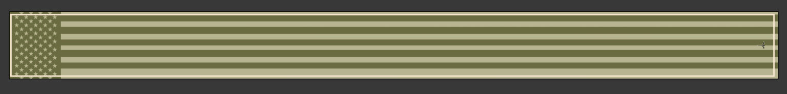 OD Green Tan American Flag Stabilizer Wrap | White Water Archery