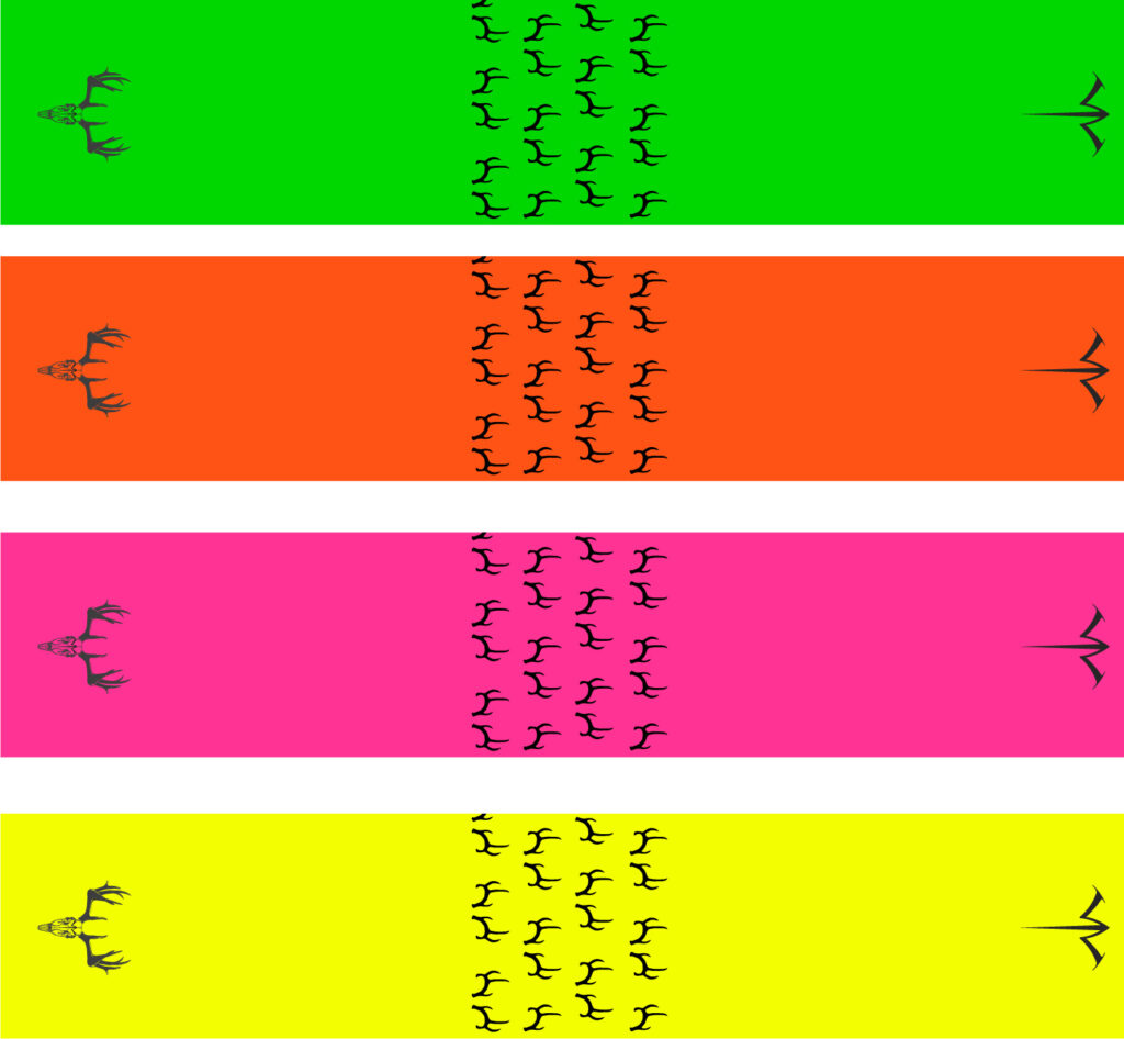 Fluorescent Neon Arrow Wraps | White Water Archery