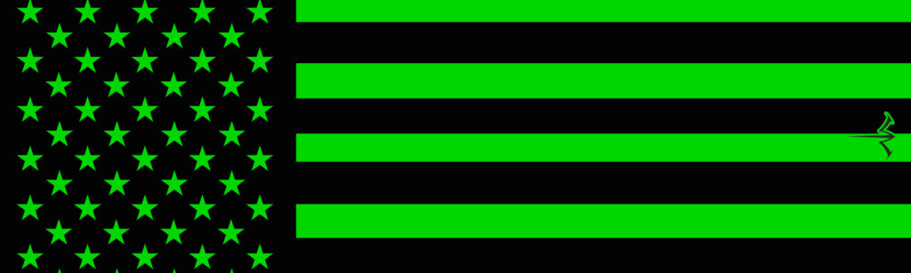 Custom Daniel Brannon Fluorescent American Flag Stabilizer Wrap | White ...