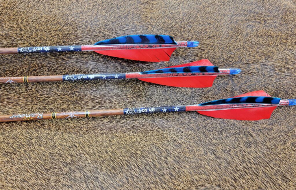 Ranger Traditional Wood Grain Carbon Arrows American Flag Don’t Tread ...