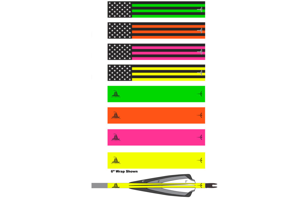 Premium Custom White Water Archery Arrow Build with Fluorescent Flag ...