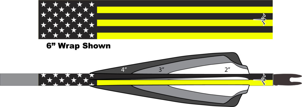 Premium Custom White Water Archery Arrow Build with Fluorescent Flag ...
