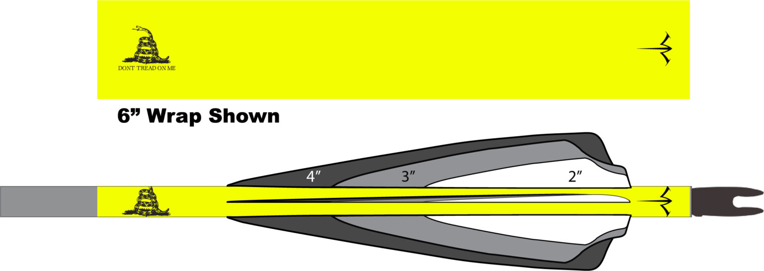 Premium Custom White Water Archery Arrow Build with Fluorescent Flag Wraps – 6pc Set | White ...