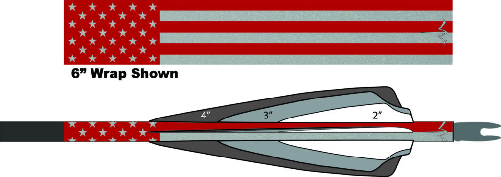 Premium Custom White Water Archery Arrow Build with Reflective American ...
