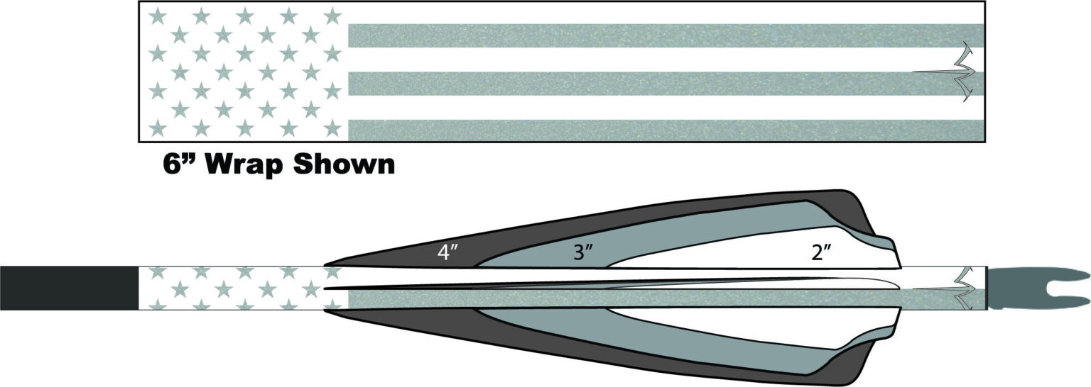 Premium Custom White Water Archery Arrow Build with Reflective American ...