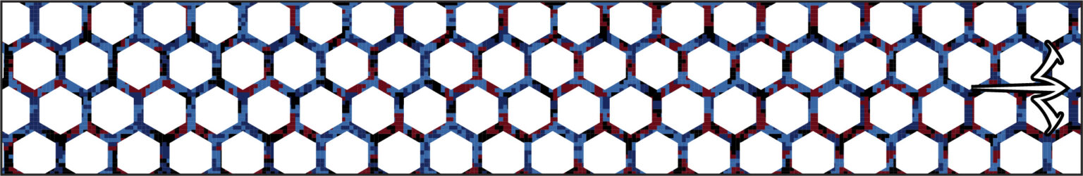 Digital Camo Blue Open Honeycomb Reflective Arrow Wraps | White Water ...