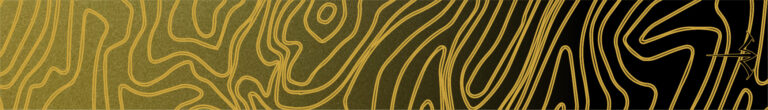 Gold Metallic Topo Map V2 Solid Arrow Wrap | White Water Archery