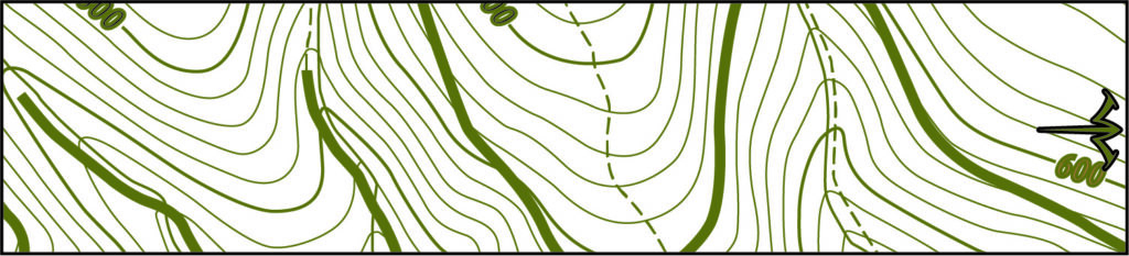 Custom Shawn Barker OD Line Topo Map Arrow Wraps | White Water Archery