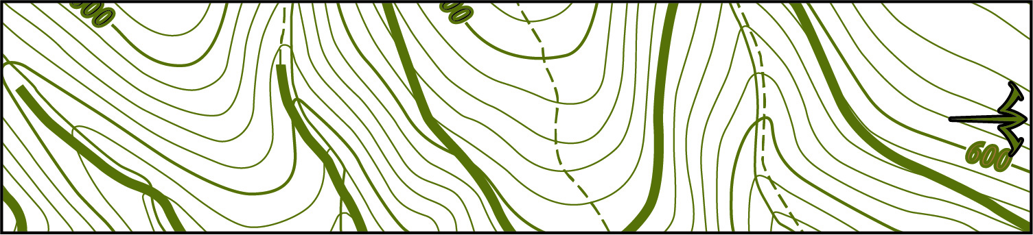 Custom Shawn Barker OD Line Topo Map Arrow Wraps | White Water Archery